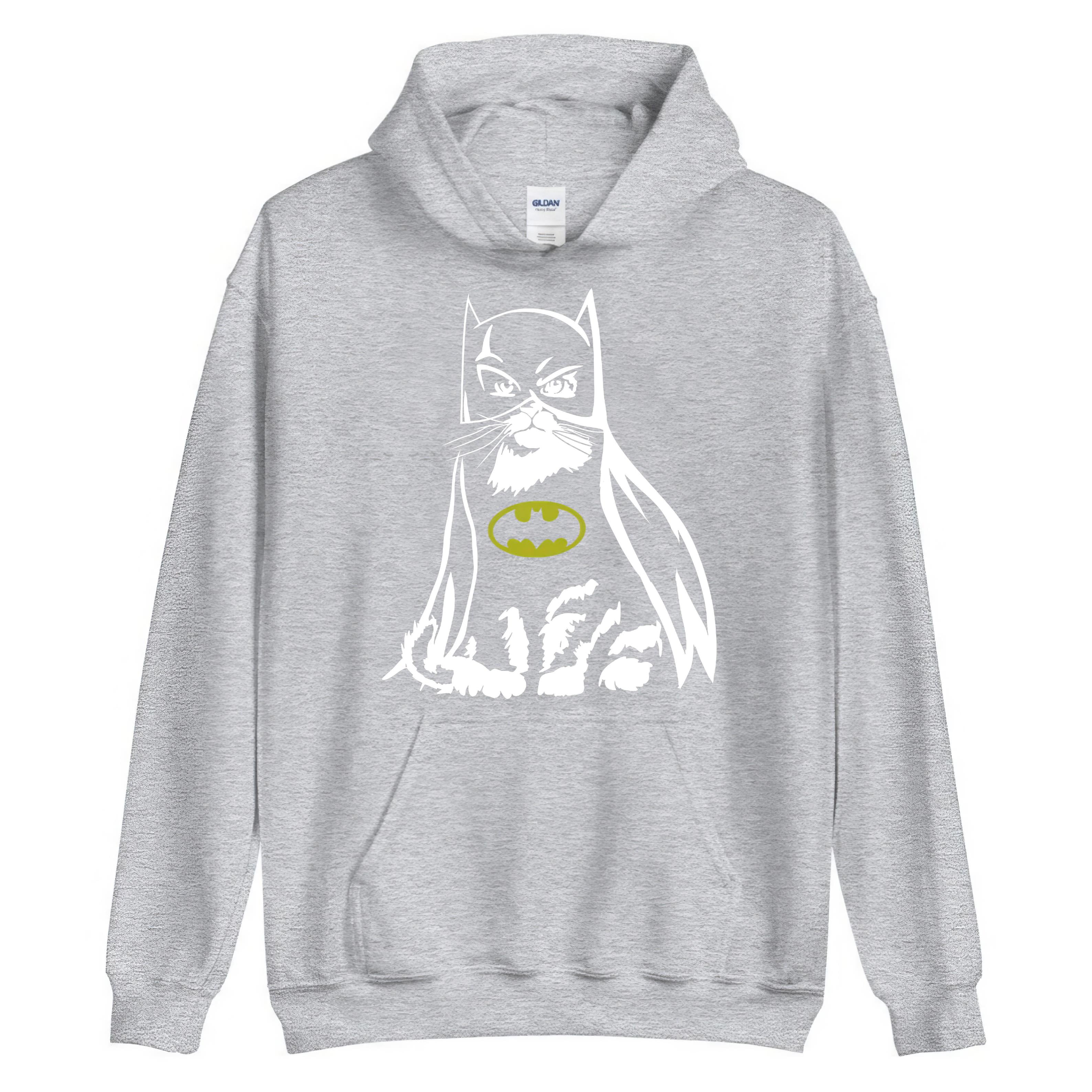 BATCAT Shirt CAT Gift Idea FUR Humor FUNNY KITTEN CATS Shirt PET CATMAN ...