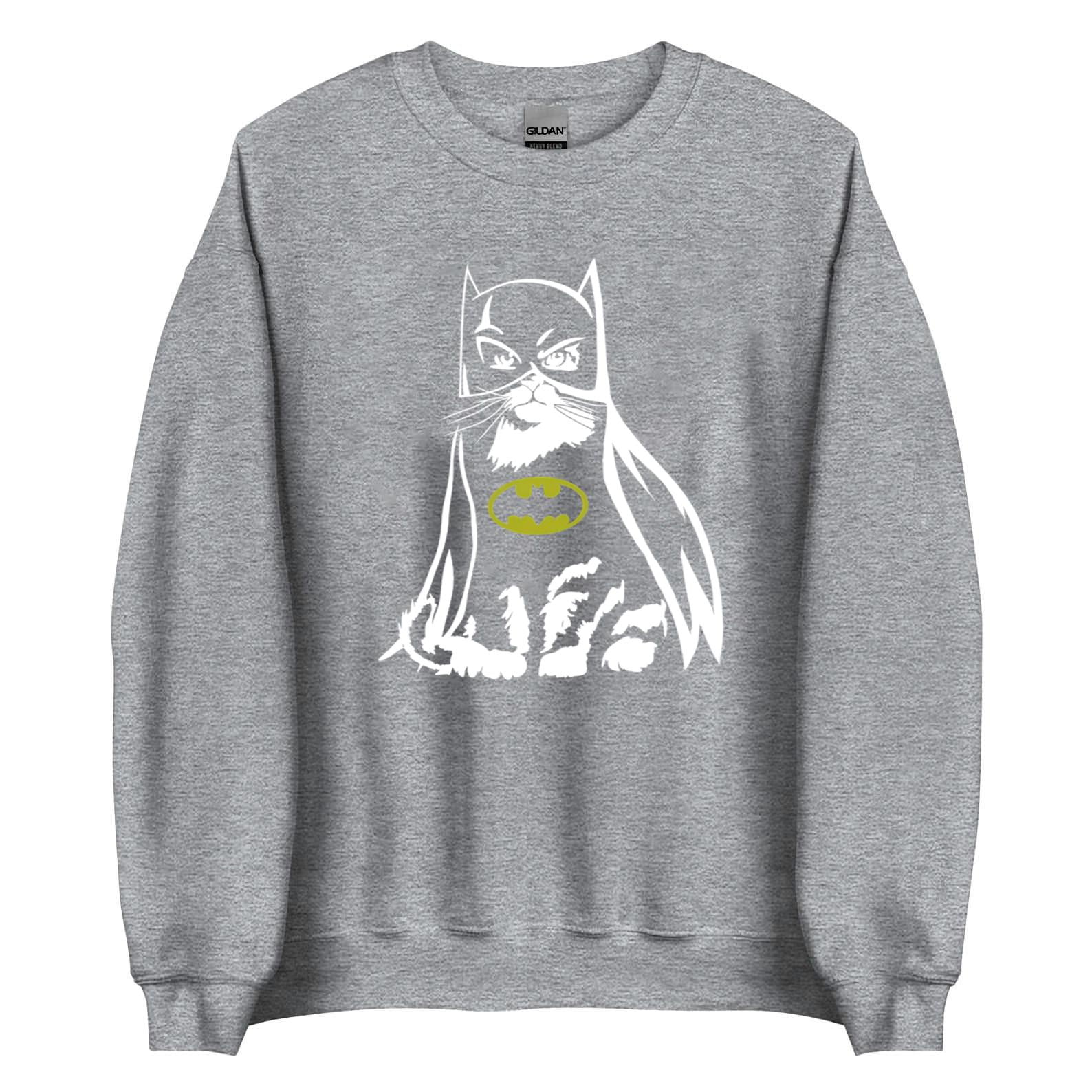 BATCAT T-SHIRT CAT Gift Idea FUR Humor FUNNY KITTEN CATS SHIRT PET ...