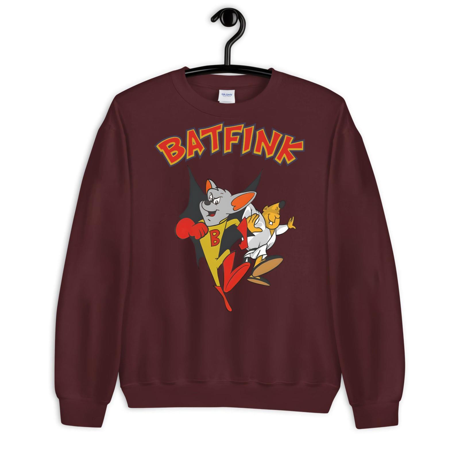 BATFINK SATURDAY MORNING CARTOON T-SHIRT CEREAL FANS BAT FINK KARATE ...