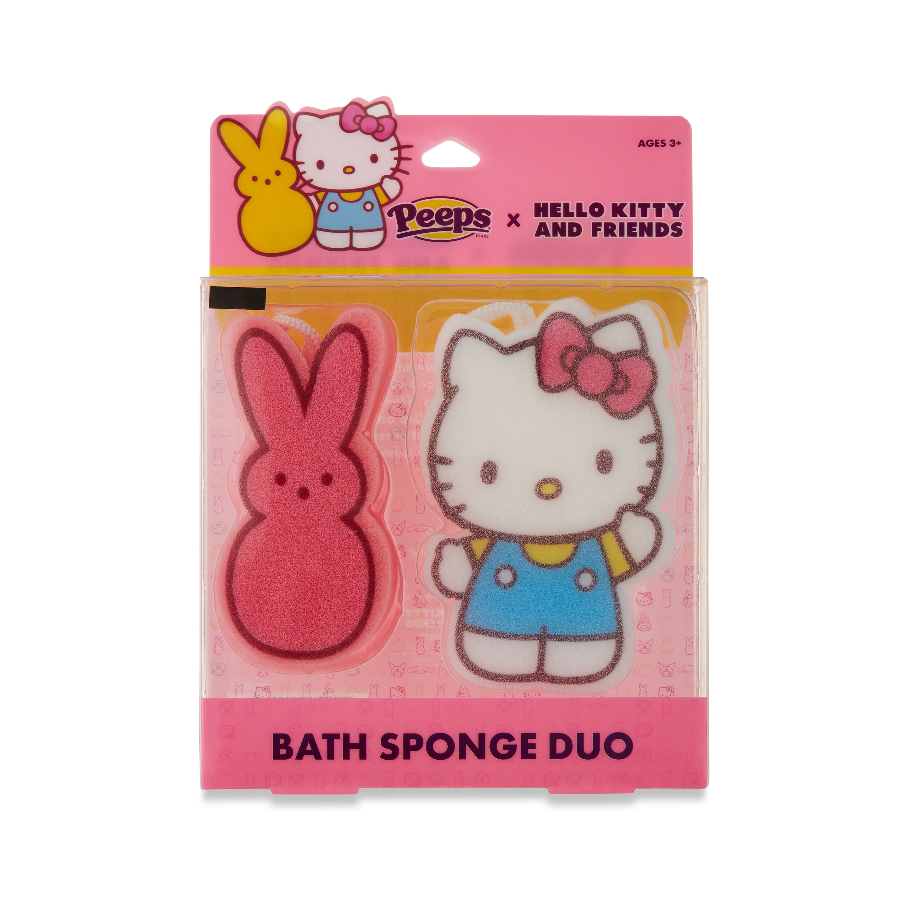 Peeps x Hello Kitty & Friends Bath Sponge, 2 Piece Set - Walmart.com