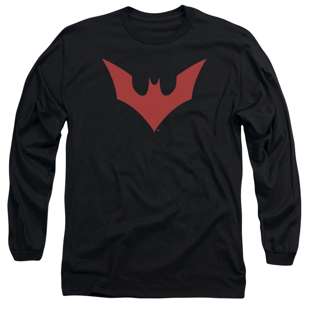 BATMAN BEYOND/BEYOND BAT LOGO - L/S ADULT 18/1 - BLACK - XL - Walmart.com