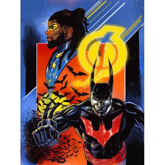 BATMAN STATIC BEYOND #1 (OF 6) CVR E DENYS COWAN CARD STOCK VARDC ...