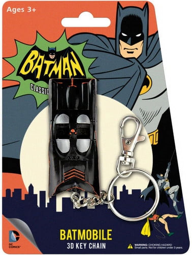 Batman Batmobile 3-D PVC Keychain - DC Comics - Walmart.com