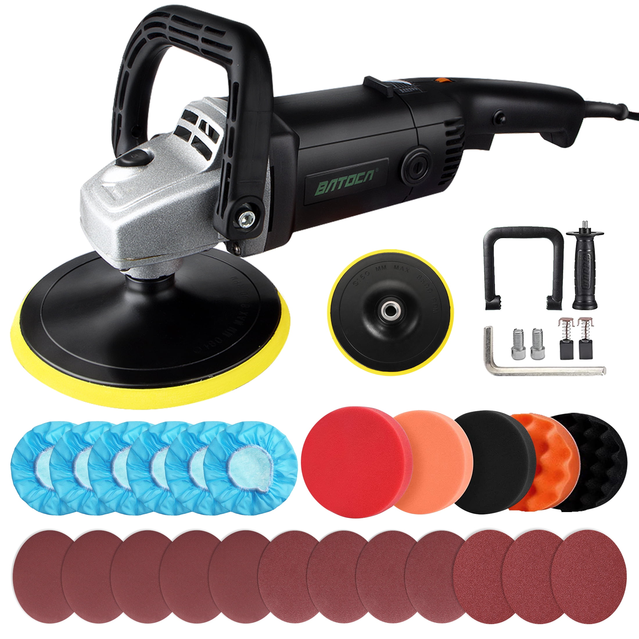 BATOCA 7 inch Rotary Buffer Polisher Car Waxing Machine for Car ...