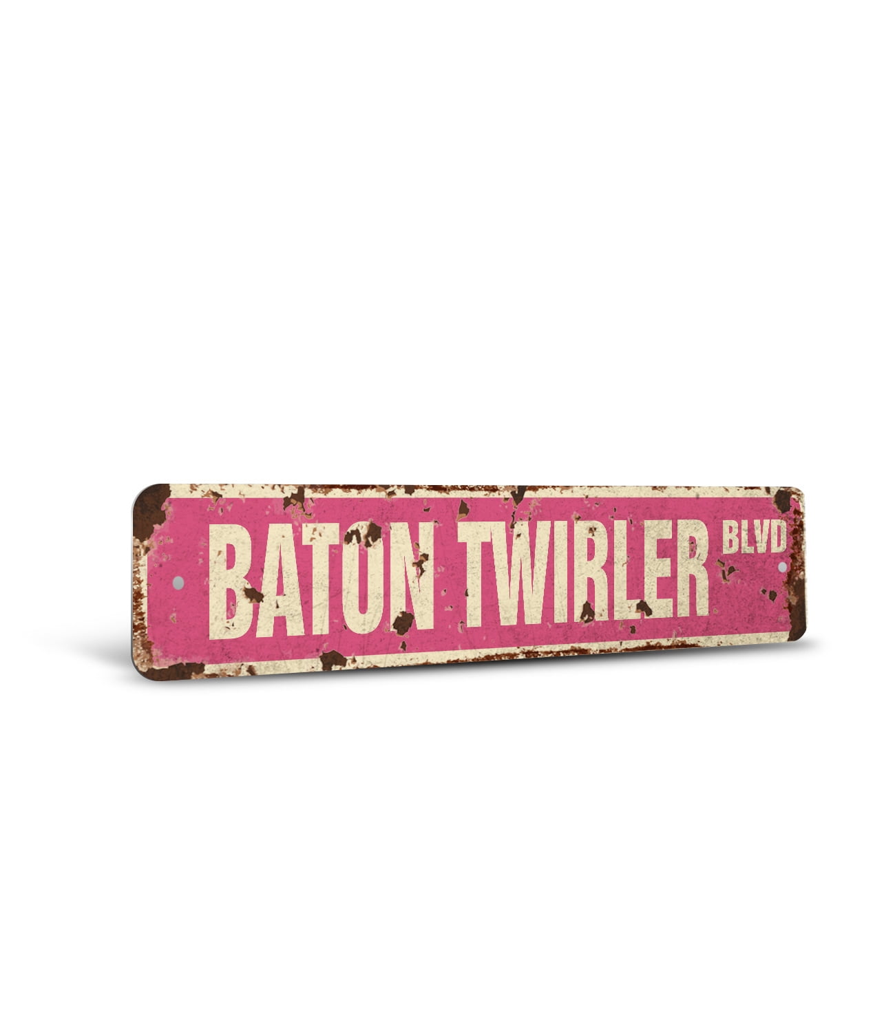 BATON TWIRLER Vintage Style Rustic Street Sign – Twirling Group Team ...