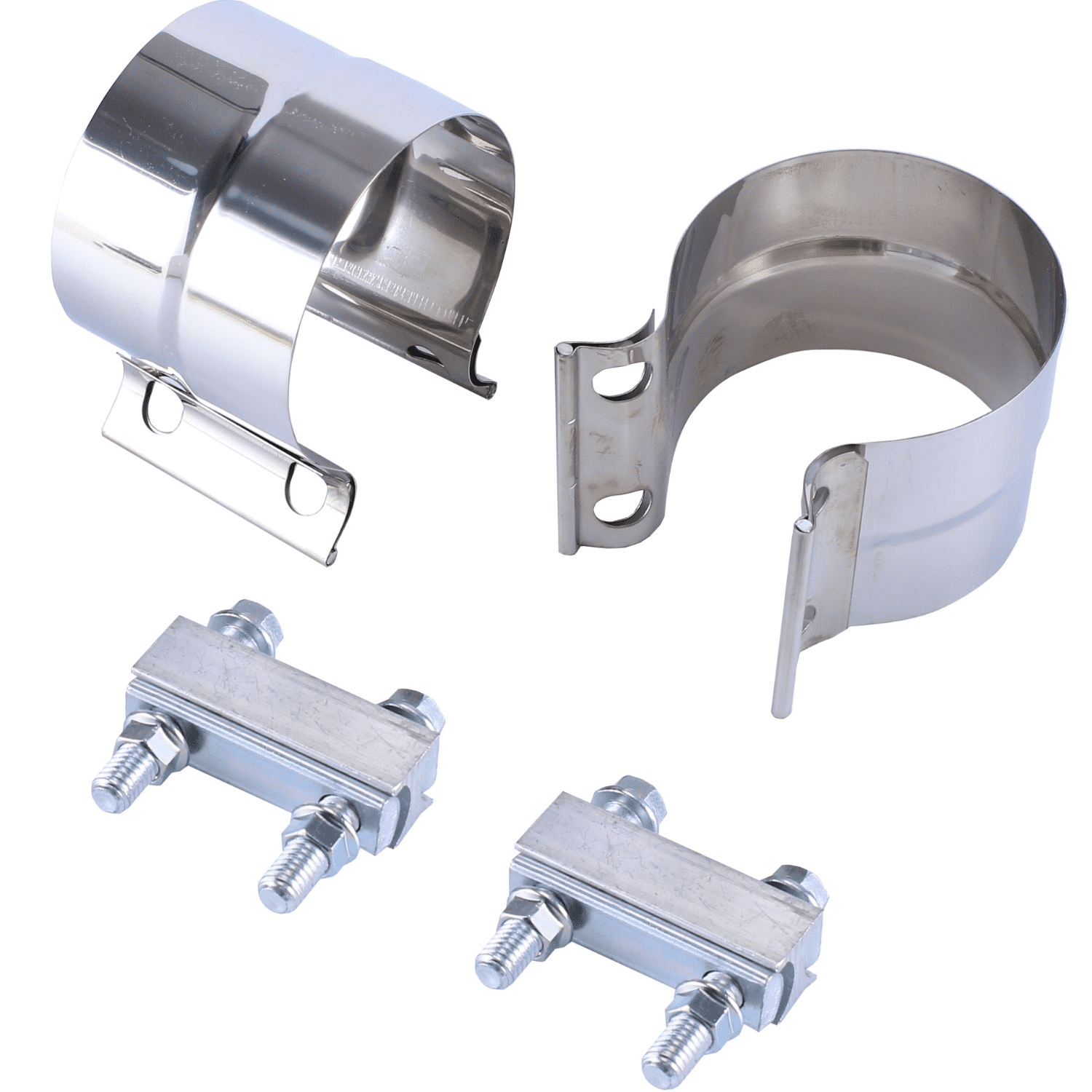 BATONECO 2" Lap Joint Exhaust Band Clamp Exhaust Repair Preformed for ...