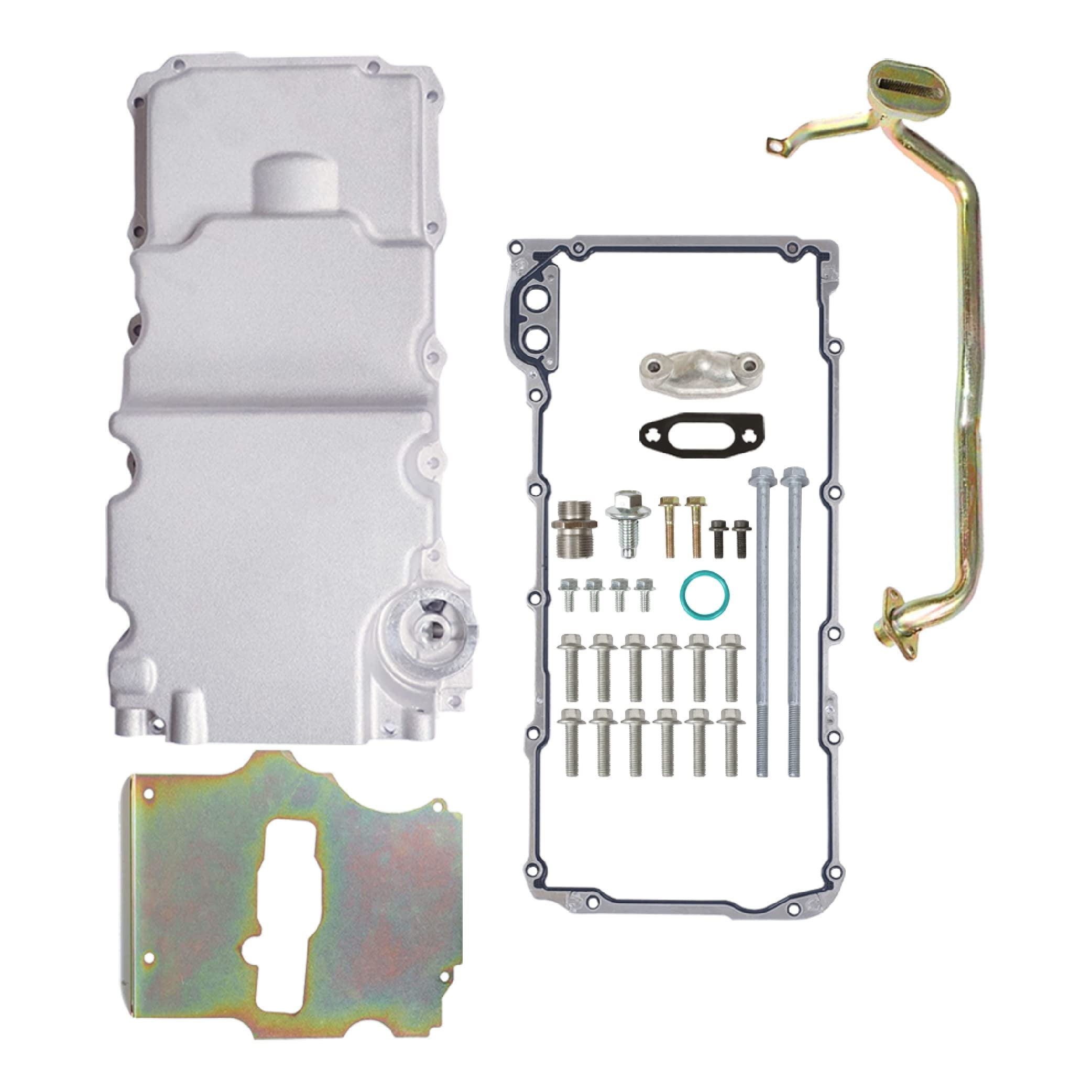 BATONECO 302-2 GM LS Swap Oil Pan Kit Aluminum Oil Pan Kit for 1964 ...