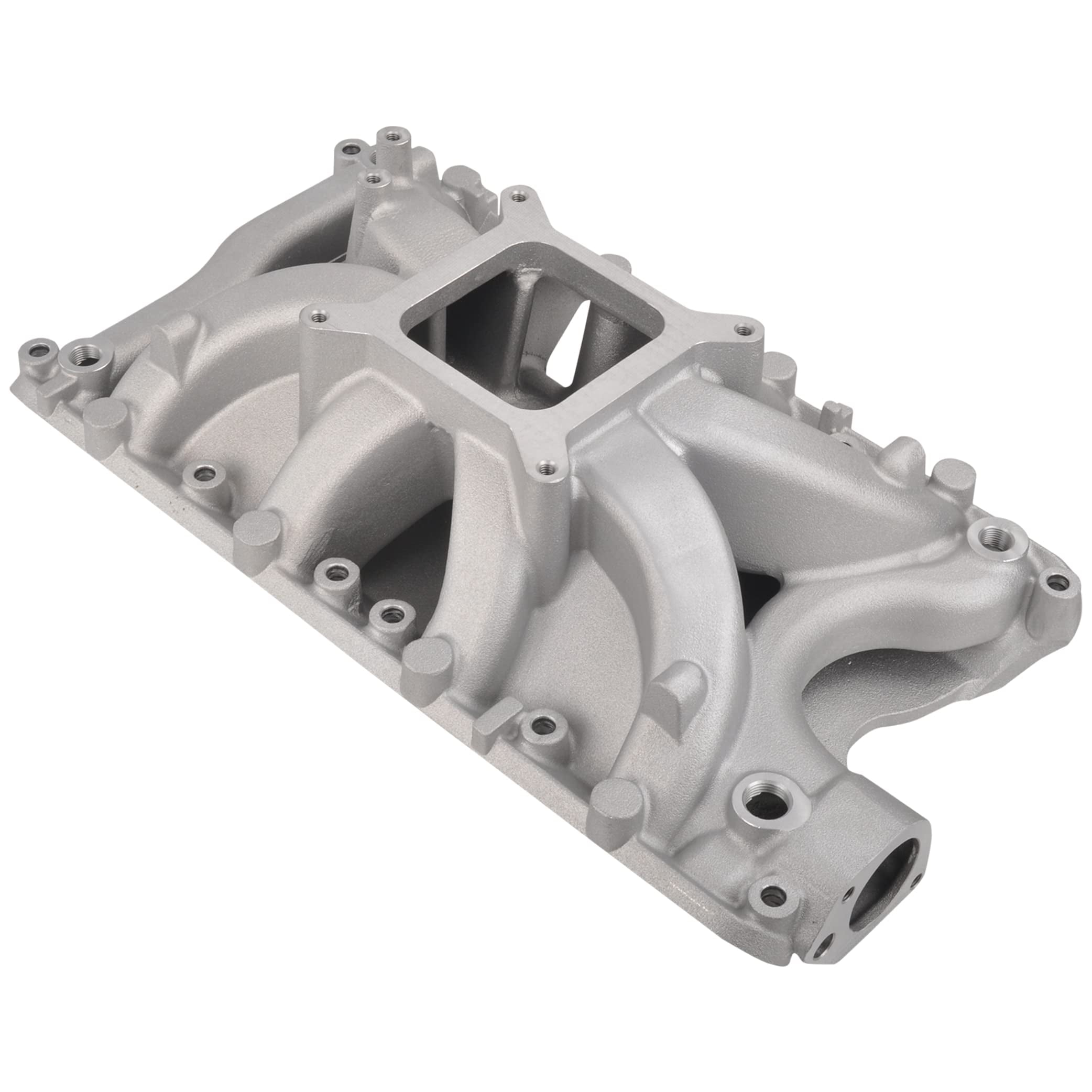 BATONECO Aluminum Air Gap Small Block Single Plane Intake Manifold ...