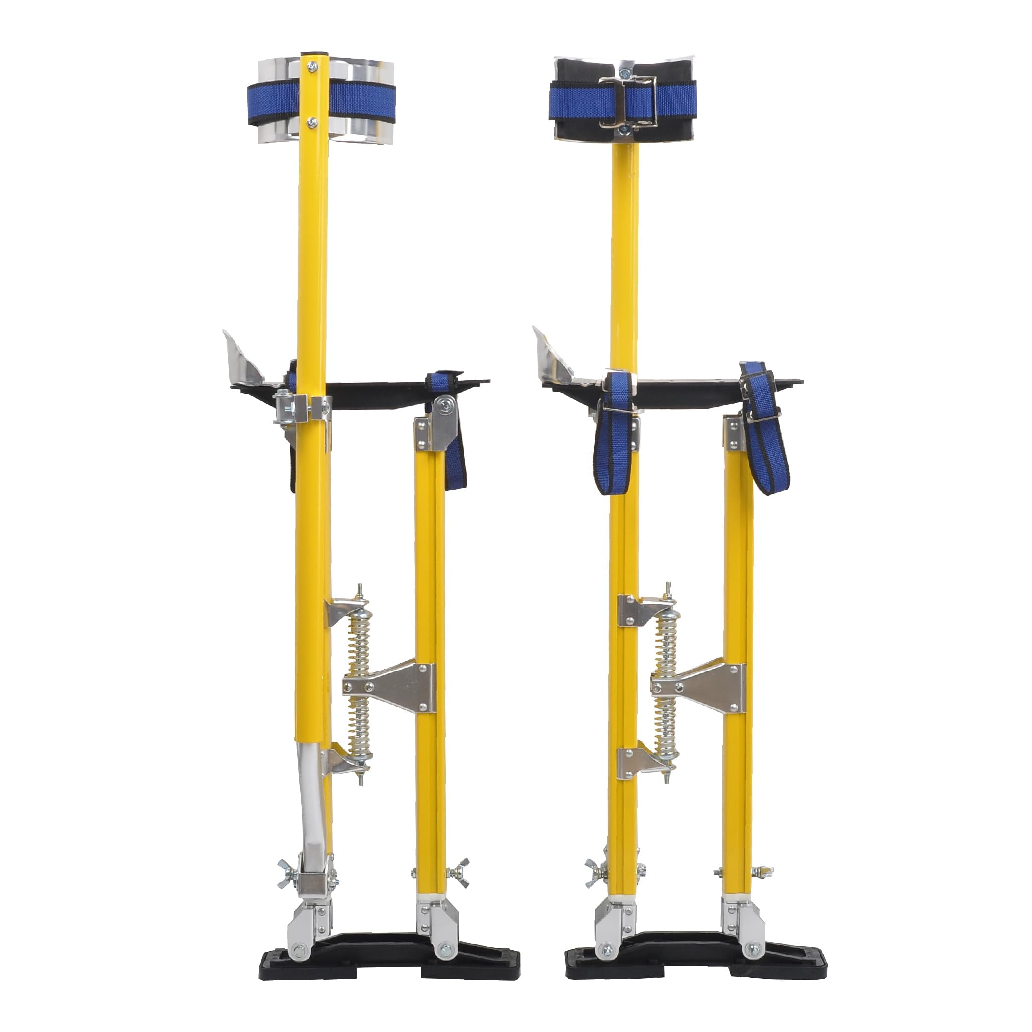 BATONECO Drywall Stilts 24"-40" Adjustable Heights Aluminum Painters Stilts Yellow - Walmart.com