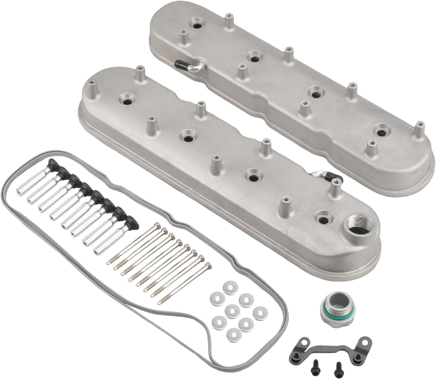 BATONECO Engine Valve Cover Kit for Engine LS1 LS2 LS3 LS6 LS7 Silver ...