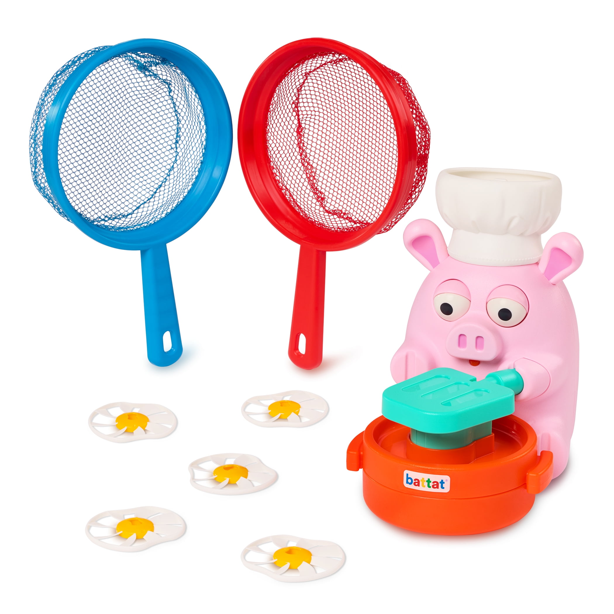 Battat Fry n' Fly Flying Disc Launcher Toy Catching Outdoor Game for ...