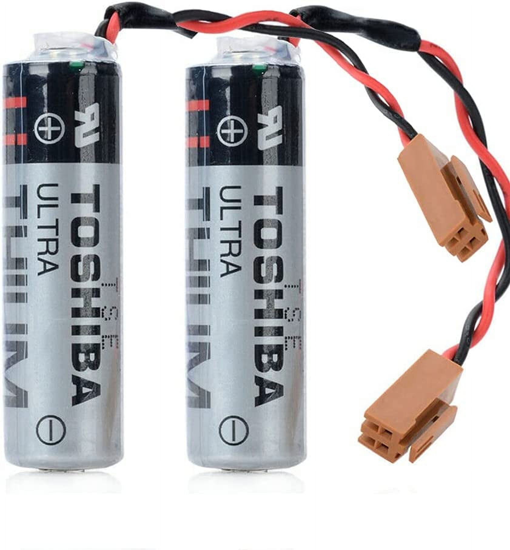 BATTEMALL (2-Pack) ER6V/3.6V 2400mAh Replacement Lithium Battery with ...