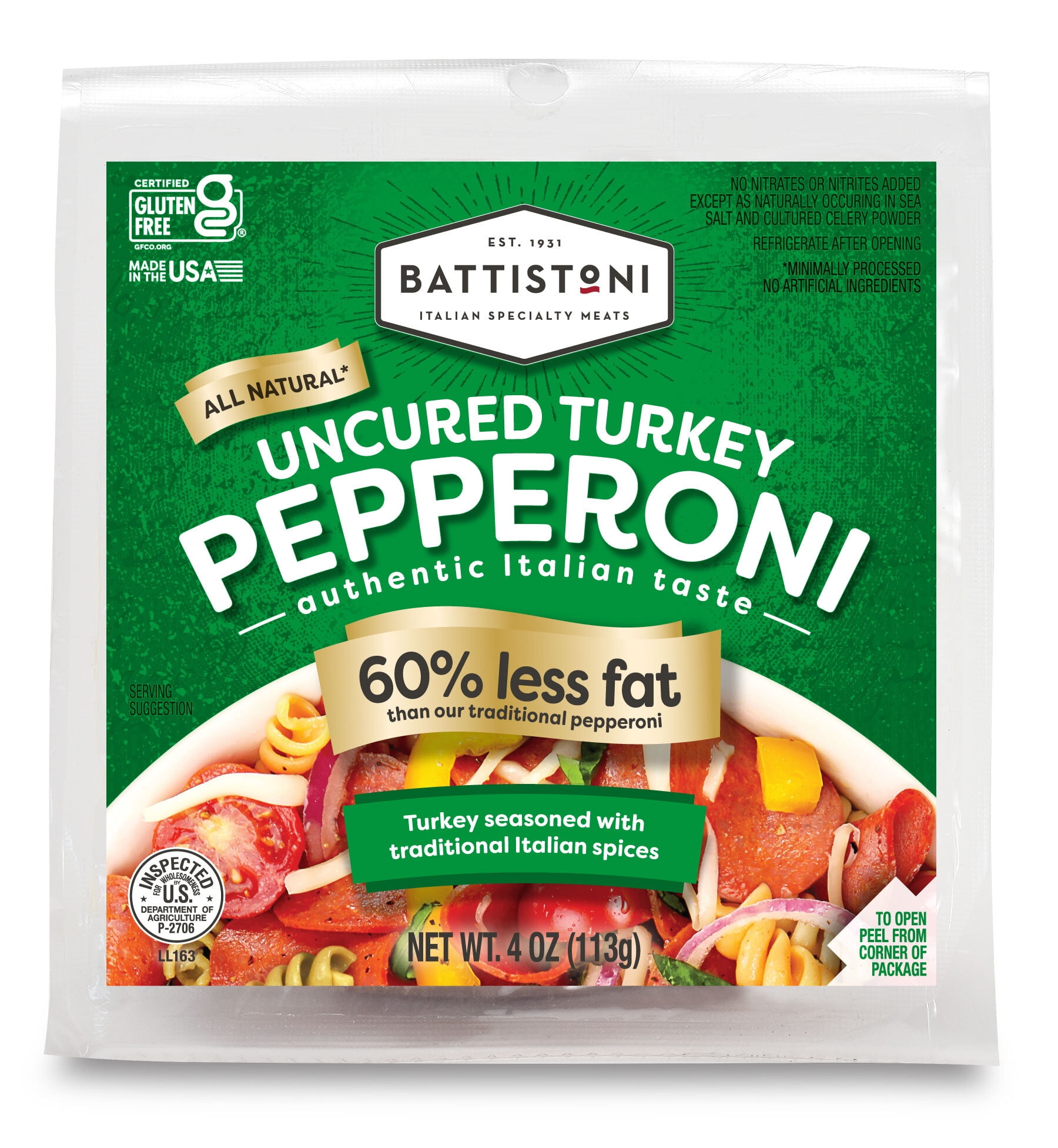 BATTISTONI CUP AND CHAR MILD PEPPERONI 5OZ - Walmart.com