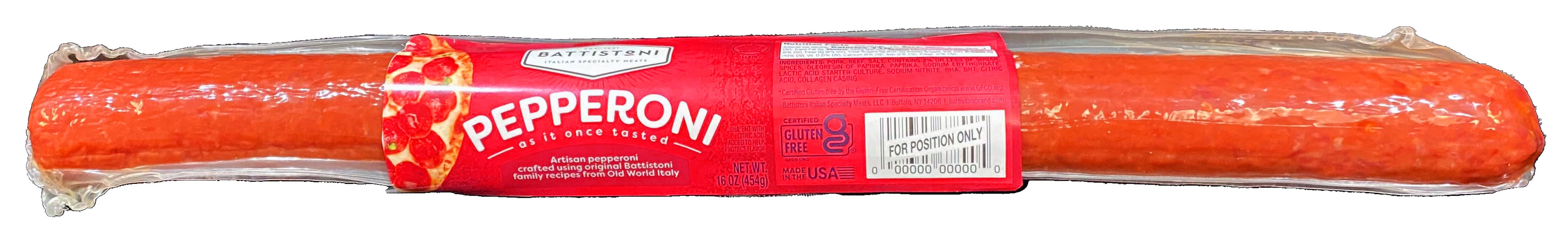 BATTISTONI PEPPERONI 16OZ - Walmart.com