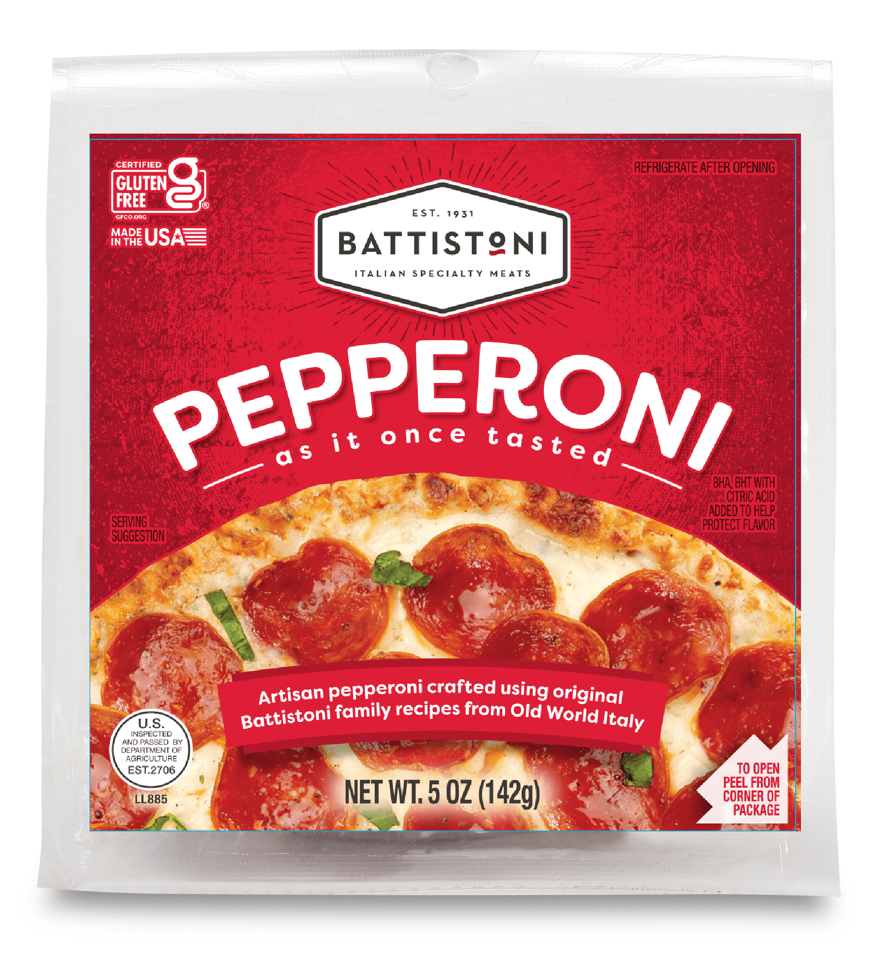 BATTISTONI SLICED PEPPERONI 5OZ - Walmart.com