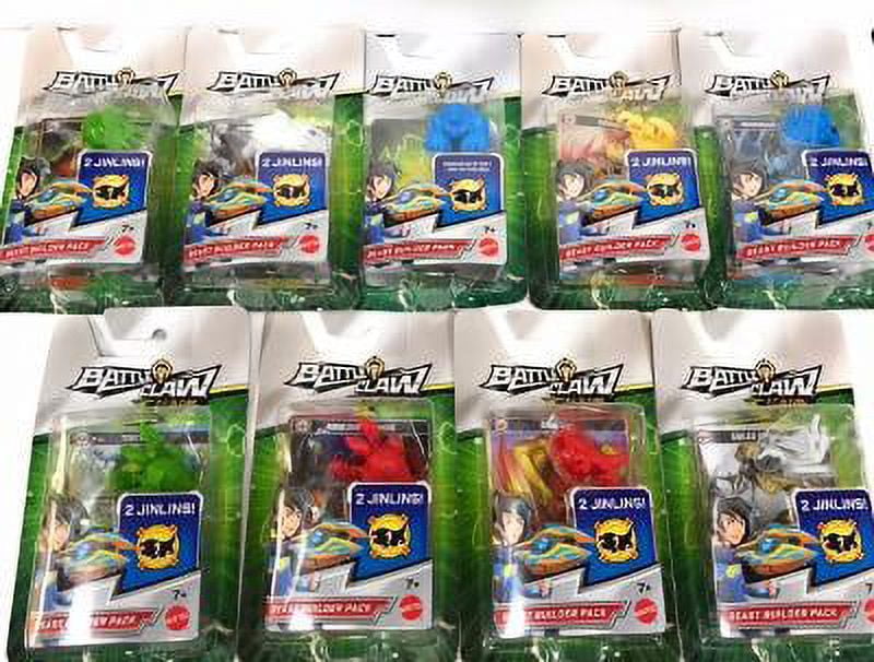 BATTLE CLAW 9 x BEAST BUILDER PACKS WITH 2 JINLINS - Walmart.com