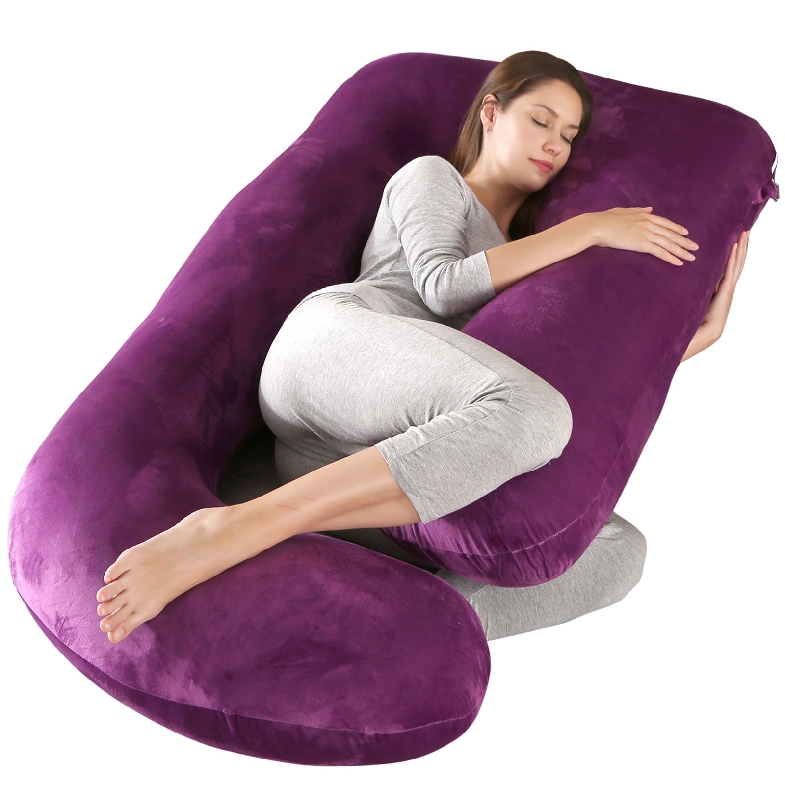 BATTOP Pregnancy Pillow,Body Pregnancy Pillows for Sleeping with ...