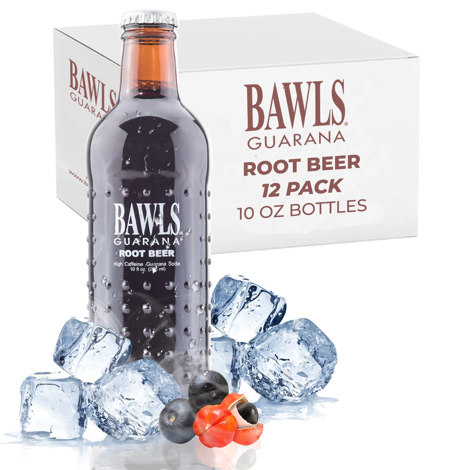 BAWLS Guarana Root Beer, BAWLS Guarana Drink, Guarana Soda, Guarana ...