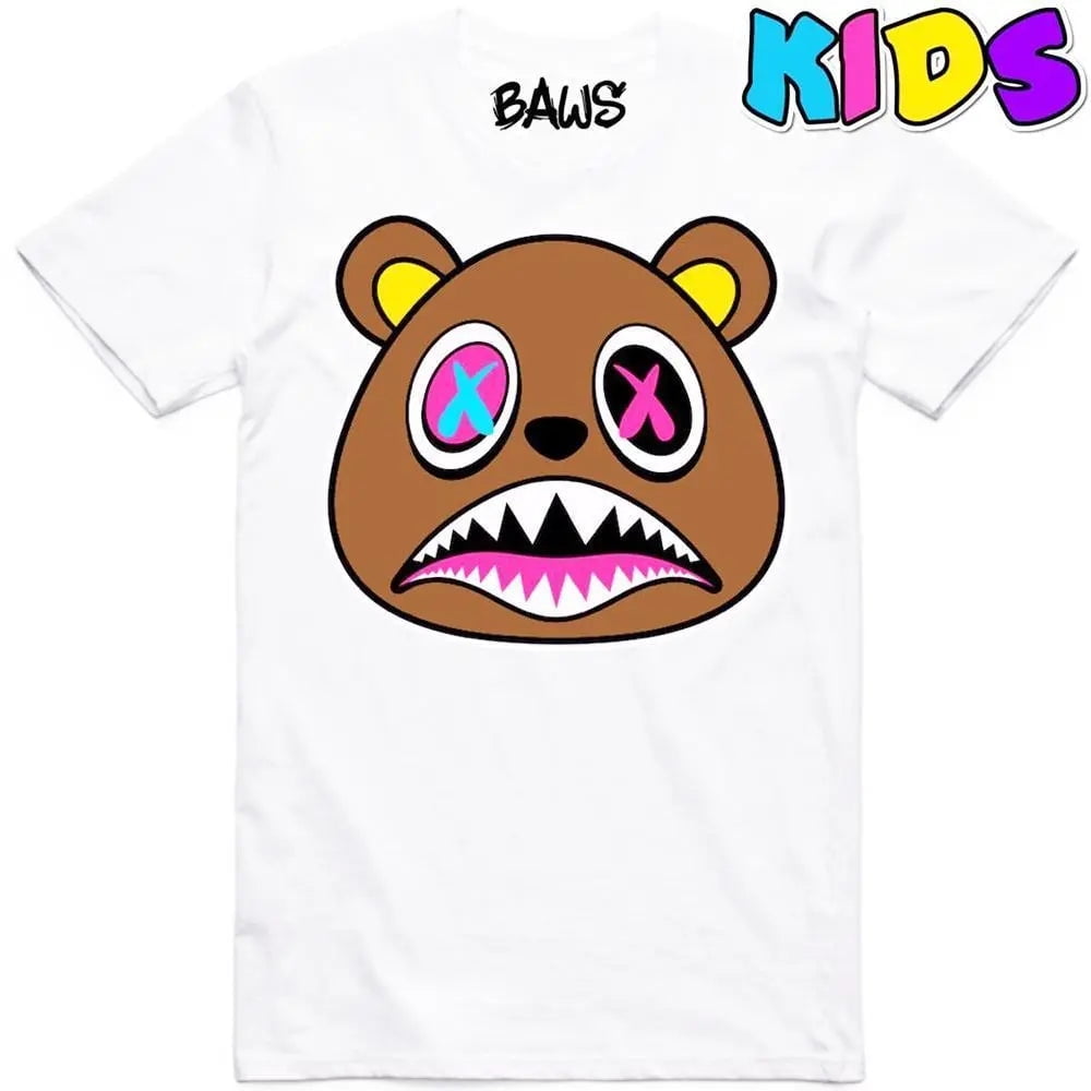 BAWS Boys Crazy Baws Tshirt White - Walmart.com