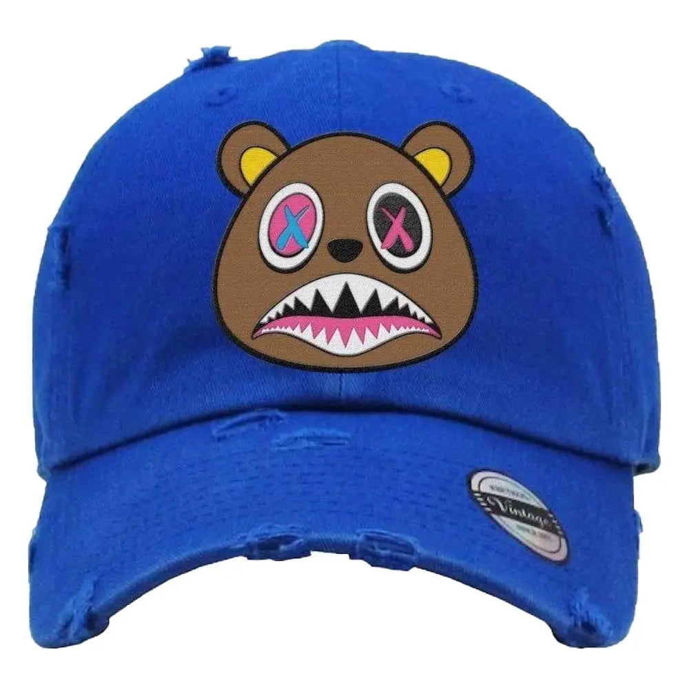 BAWS Crazy Dad Hat 6 Panel with Adjustable Buckle (Royal Blue ...