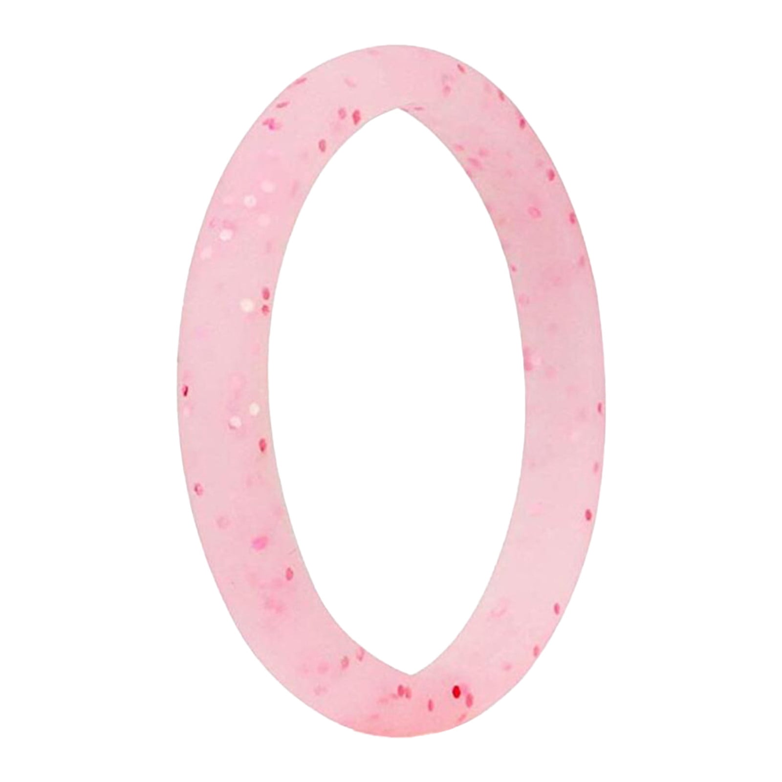 BAYAIXZ Rings for Women 2.7Mm Narrow Glitter Silicone Ring for Couples ...