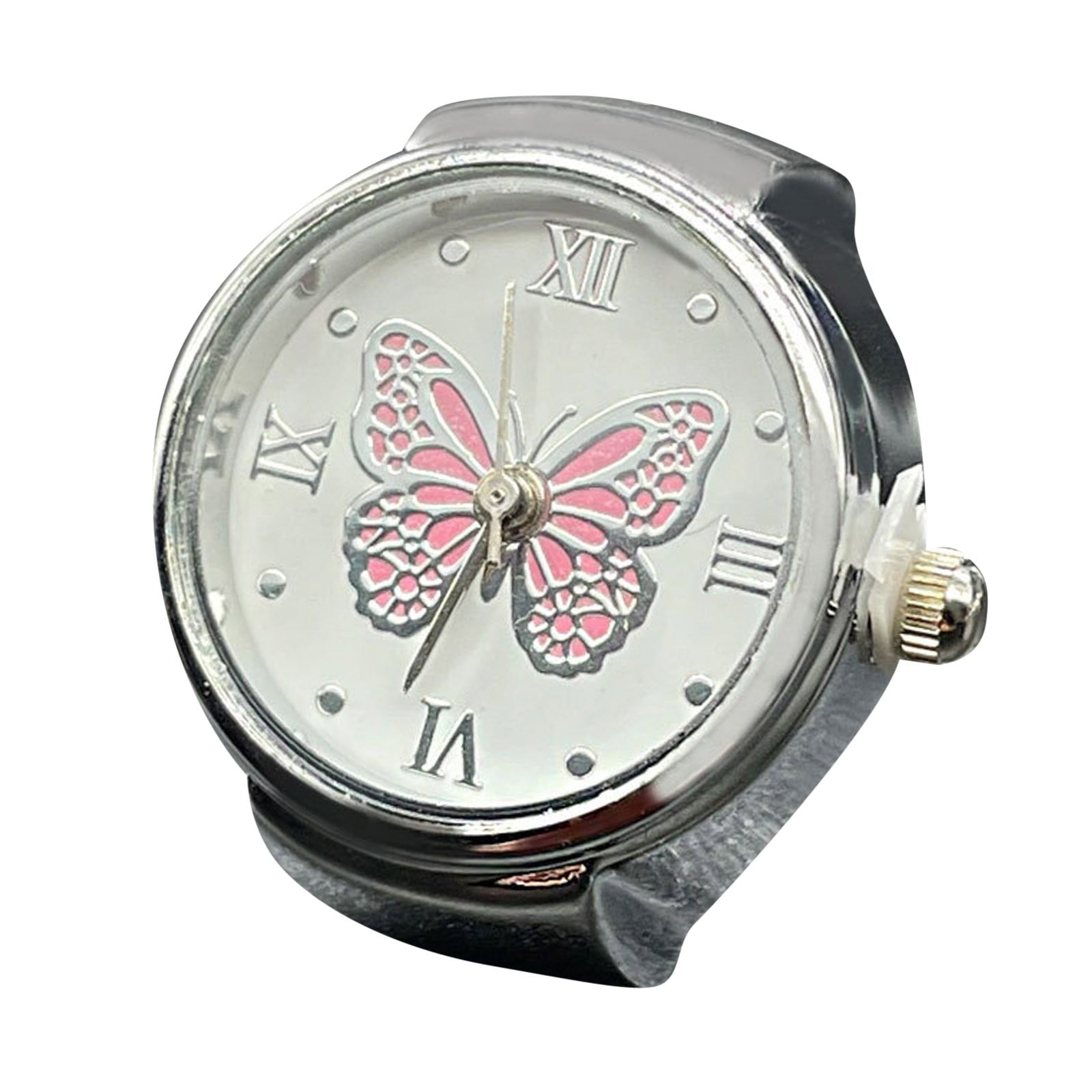 BAYAIXZ Rings for Women Real Watch Ring To Tell Time Vintage Watch ...