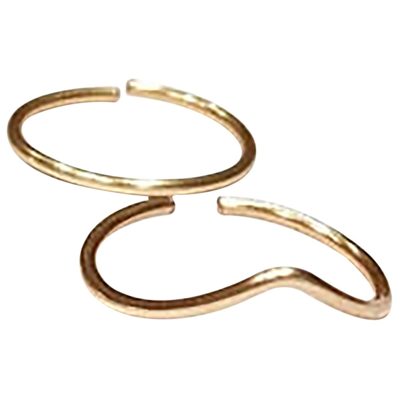 BAYAIXZ Rings for Women S-Imple and Fashionable V - Shaped Foot Ring ...