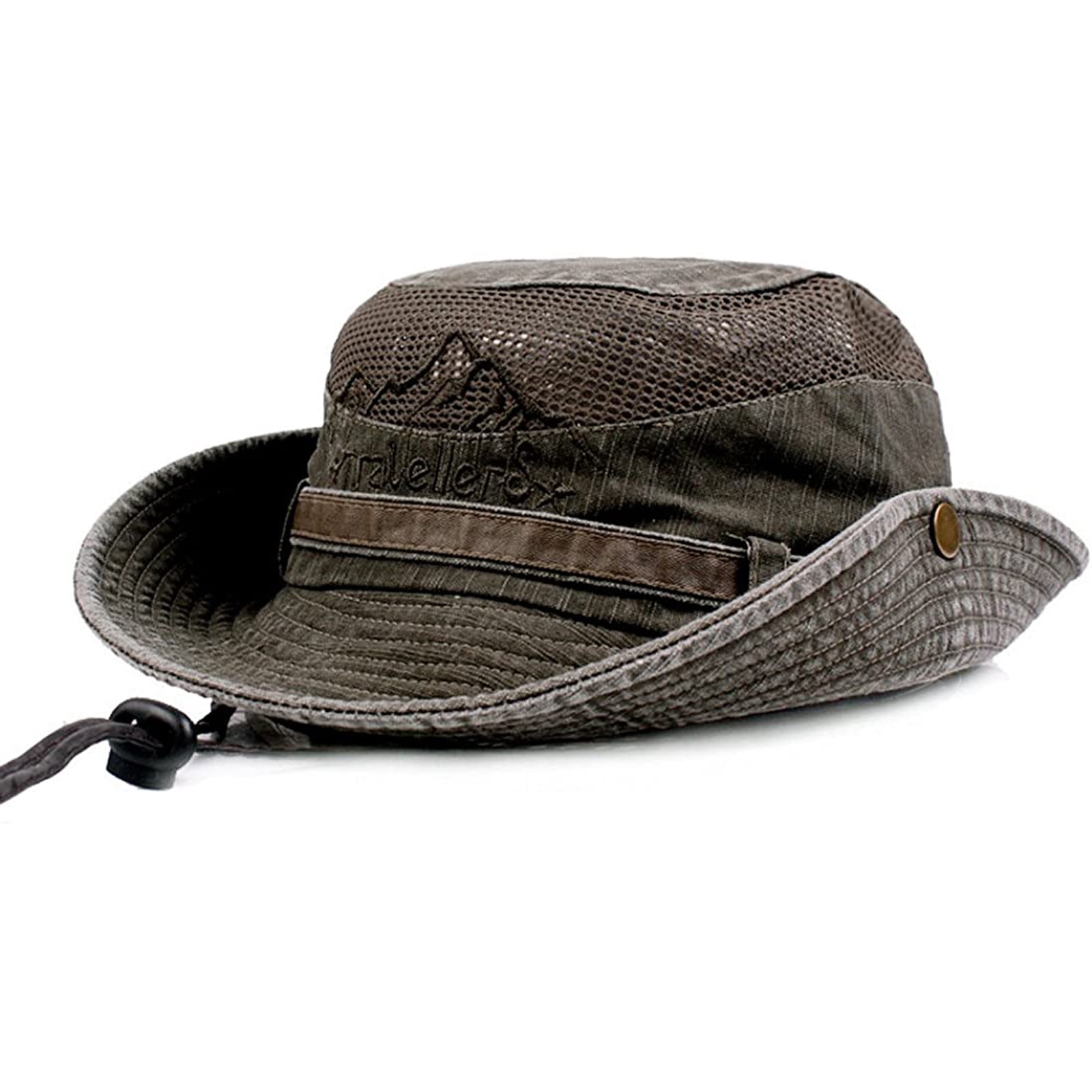 BAYHO Men Sun Hat Sun Protection Wide Brim Bucket Hat Waterproof ...