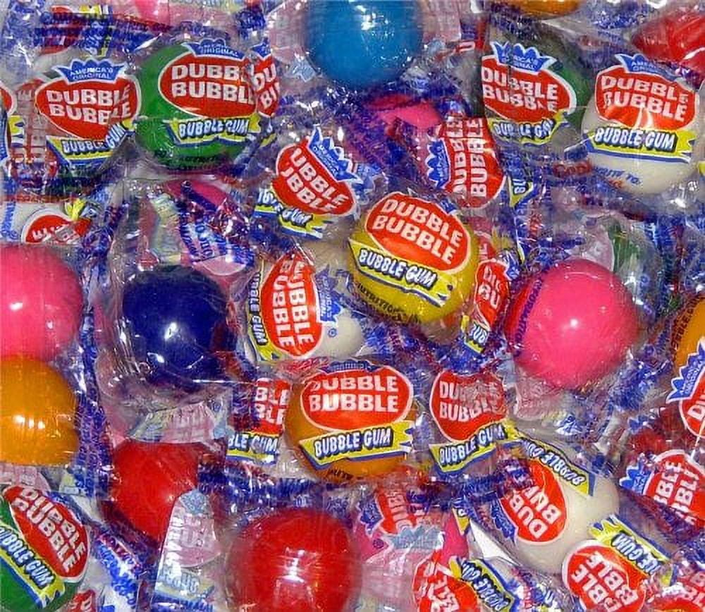 BAYSIDE CANDY GUMBALLS ASSORTED FLAVORS WRAPPED BUBBLE GUM 25mm or 1 ...