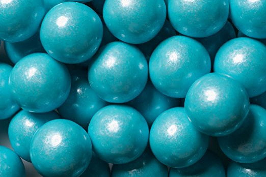 BAYSIDE CANDY GUMBALLS SHIMMER POWDER BLUE 25mm or 1 inch (114 count ...