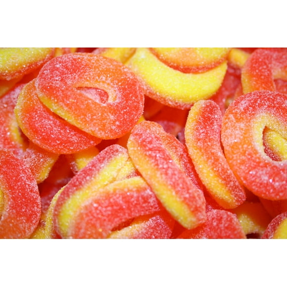 Peach Candy Rings