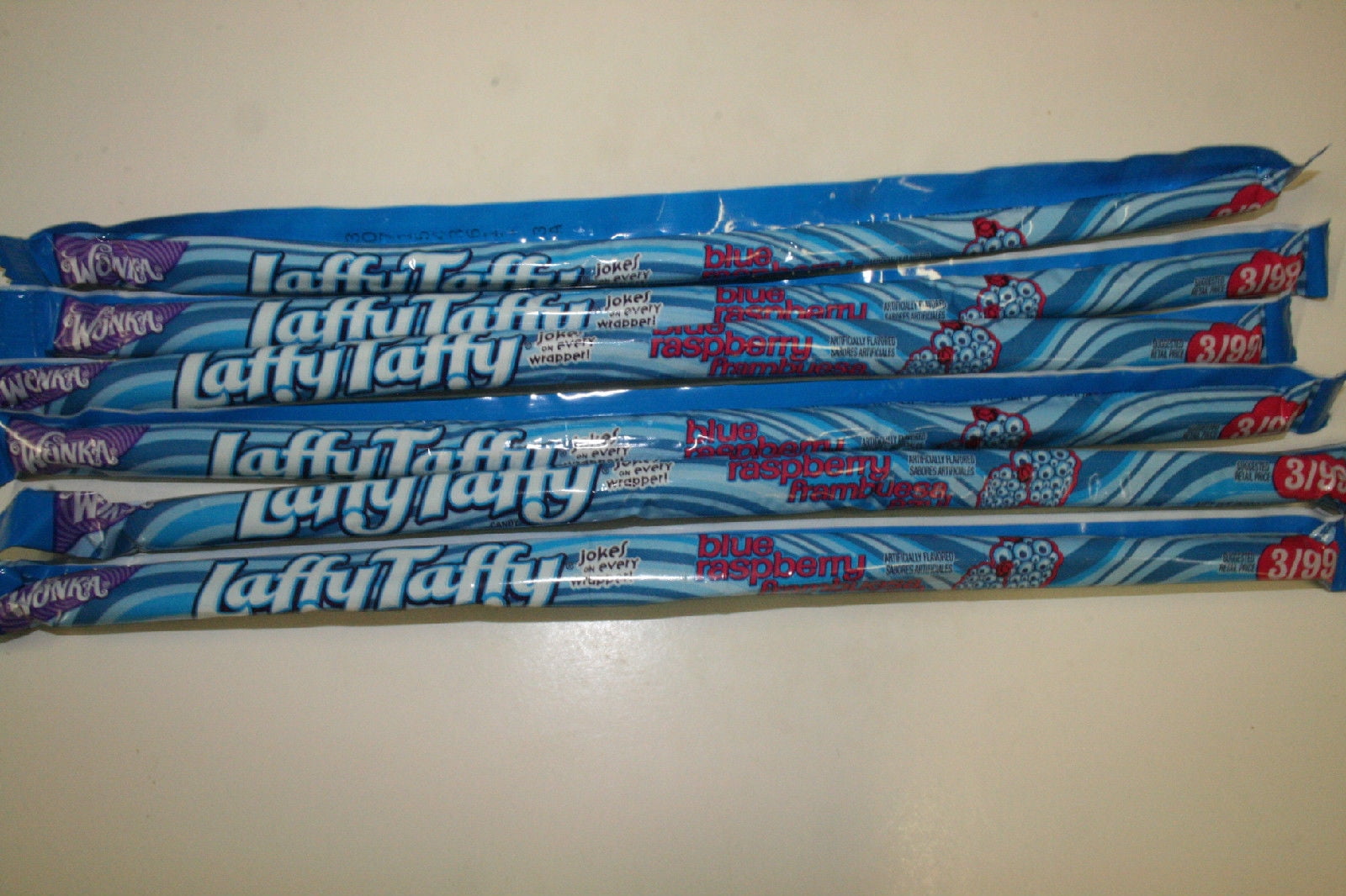 BAYSIDE CANDY LAFFY TAFFY ROPE BLUE RASPBERRY, 24CT - Walmart.com