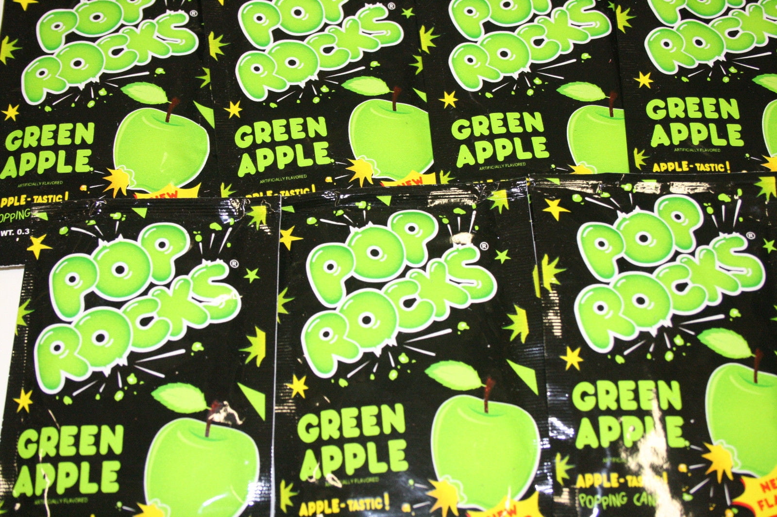 BAYSIDE CANDY POP ROCKS GREEN APPLE, PACK OF 12 POP ROCKS - Walmart.com