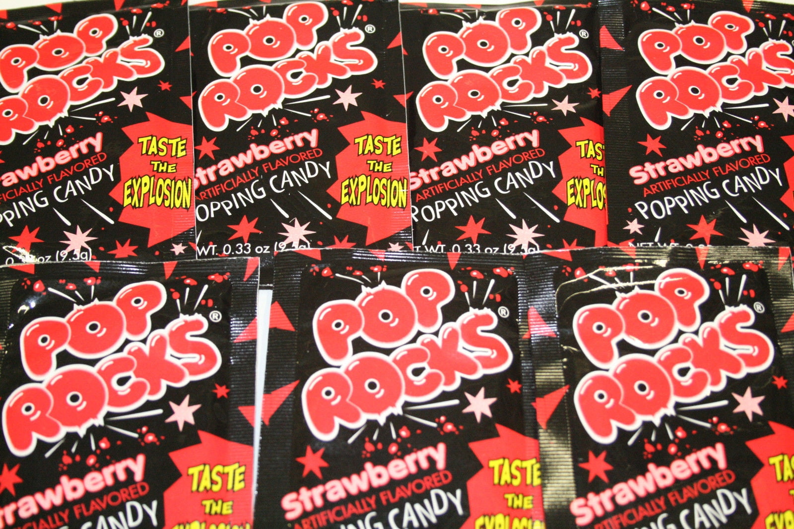 BAYSIDE CANDY POP ROCKS STRAWBERRY, PACK OF 6 POP ROCKS - Walmart.com