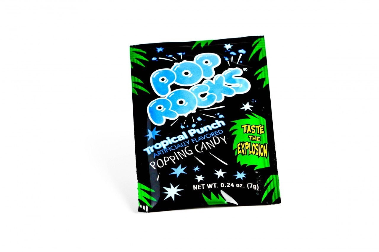 BAYSIDE CANDY POP ROCKS TROPICAL FRUIT PUNCH, PACK OF 6 POP ROCKS ...