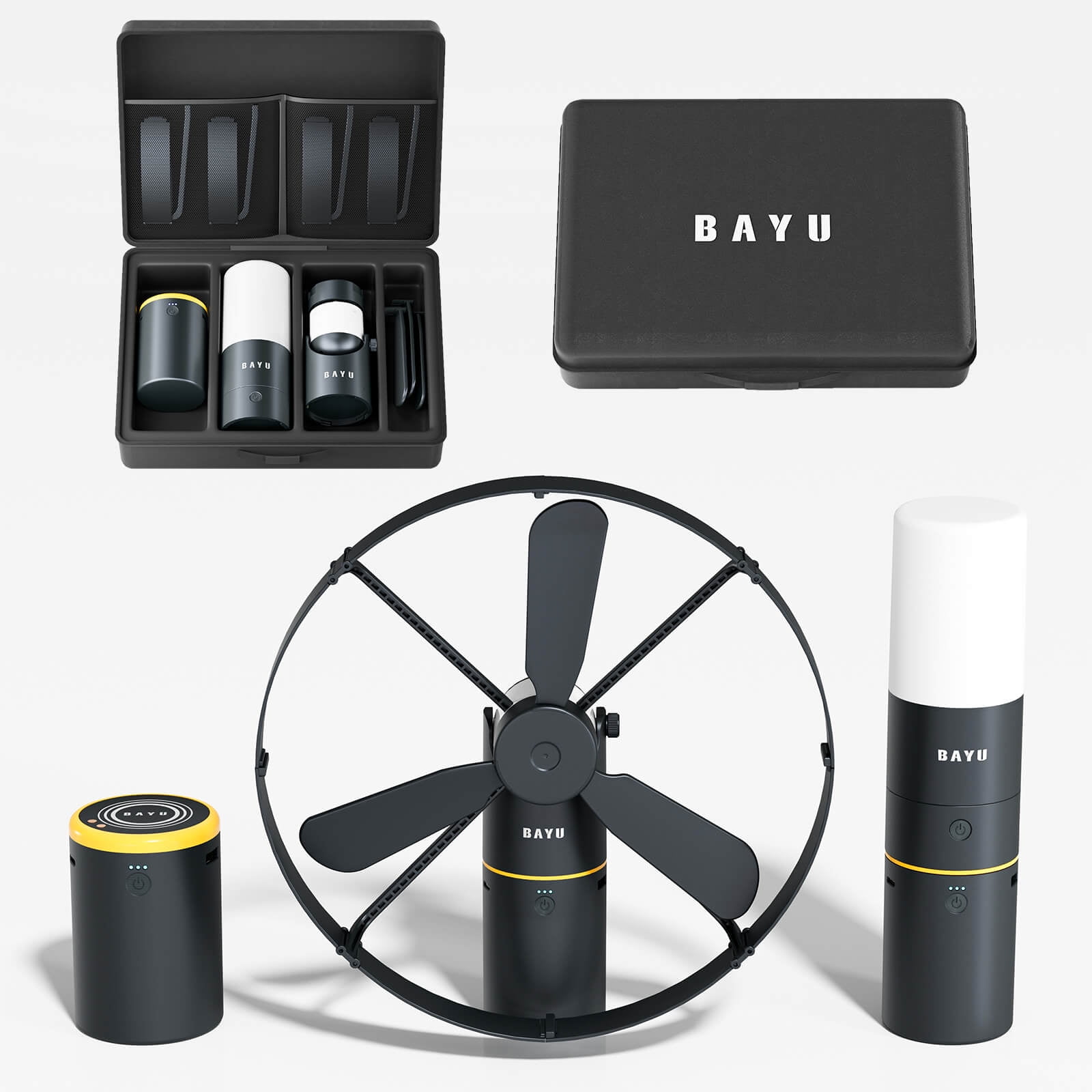 BAYU 3 in 1 LED Camping Lantern, 1600 Lumens Rechargeable Flashlight ...