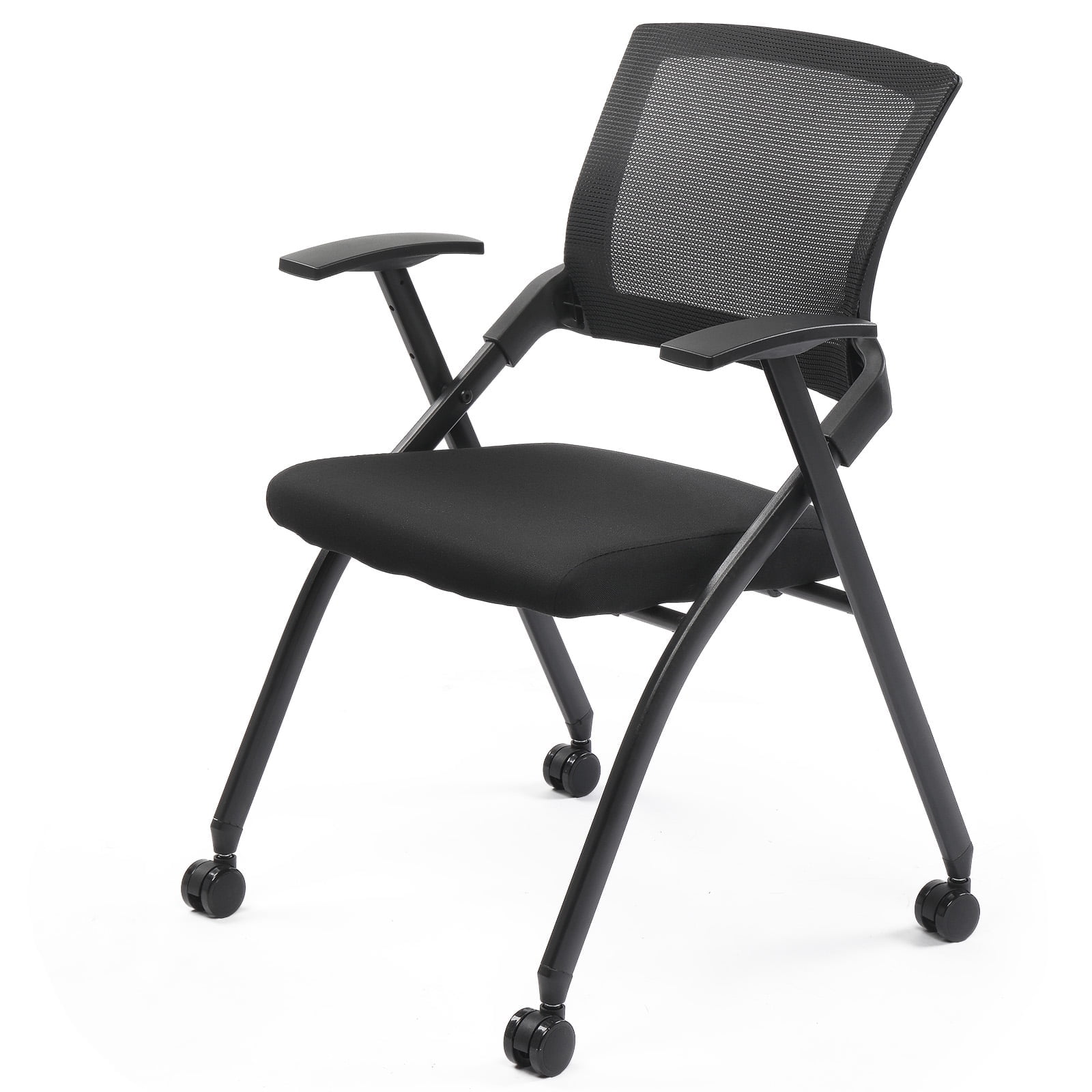BAYUELSWU 1 Pack Stackable Conference Room Chairs with Wheels and ...