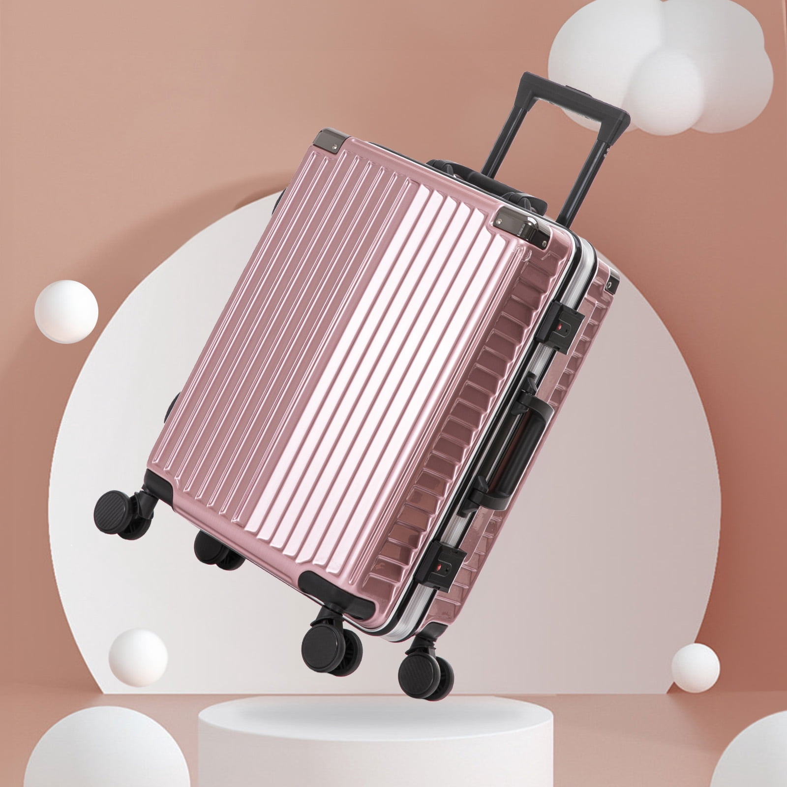 BAYUELSWU Carry-On Luggage 20" Lightweight Hardside Trolley Spinner ...