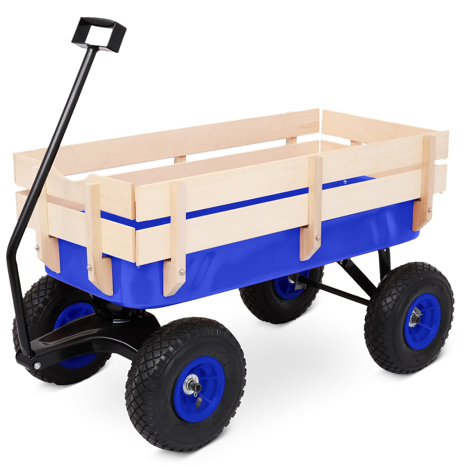 BAYUELSWU Garden Wagon, Portable Garden Carts with Wheels & Handle ...