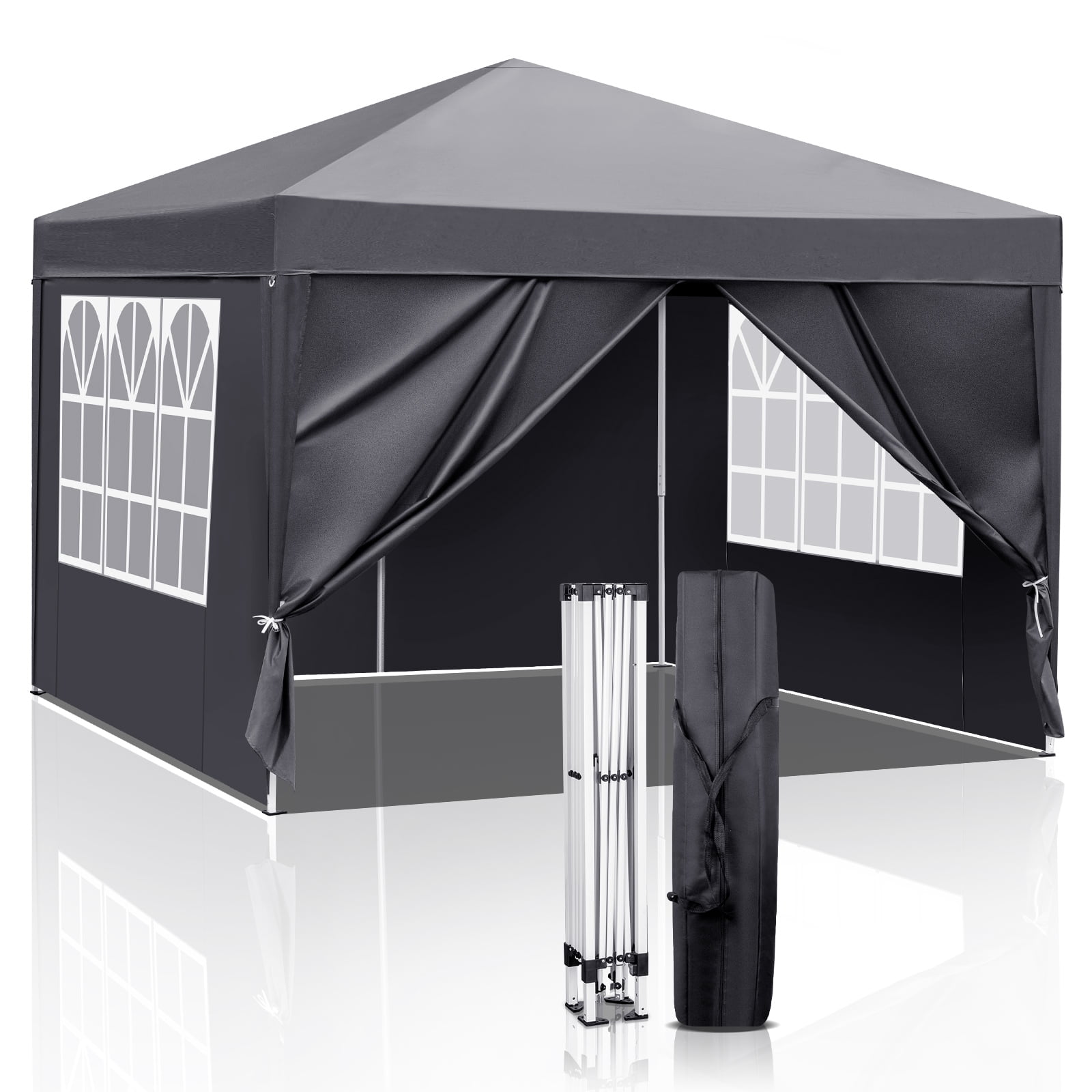 BAYUELSWU Pop-up Canopy Tent 10 x10 Ft Carpas para Patio Two Doors ...