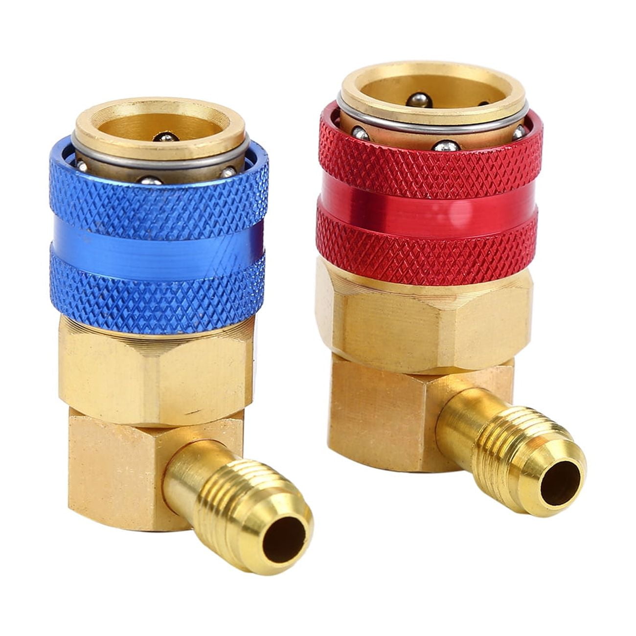 BAYUELSWU R134A Quick Connector Adapter Coupler Auto A/C Manifold Gauge ...