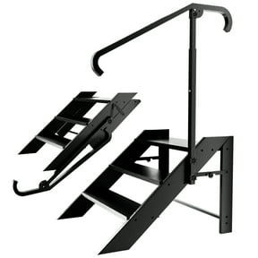 Free Shipping! 2 Rung Pull-Out Trailer Step Ladder Folding Truck Step ...