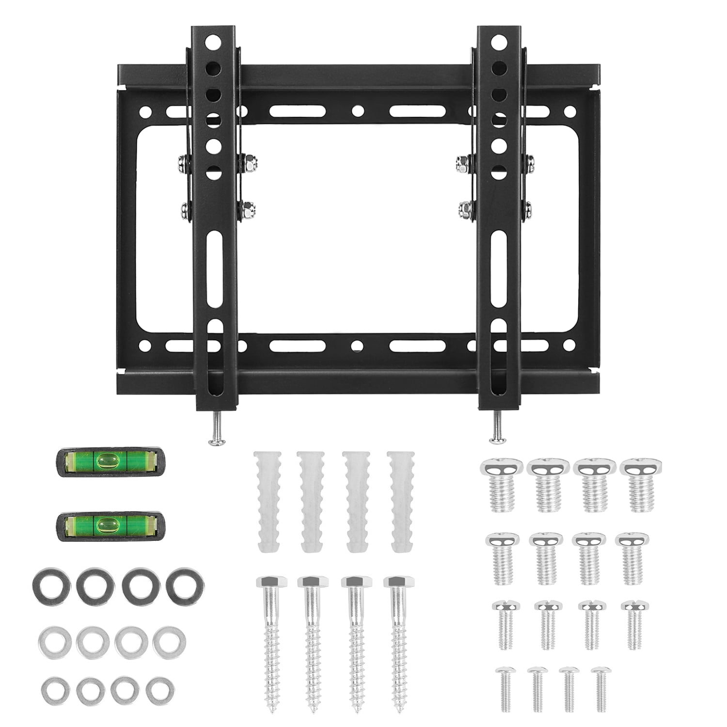 BAYUELSWU TV Wall Mount Bracket Tilt, Fixed TV Wall Mount Low Profile ...