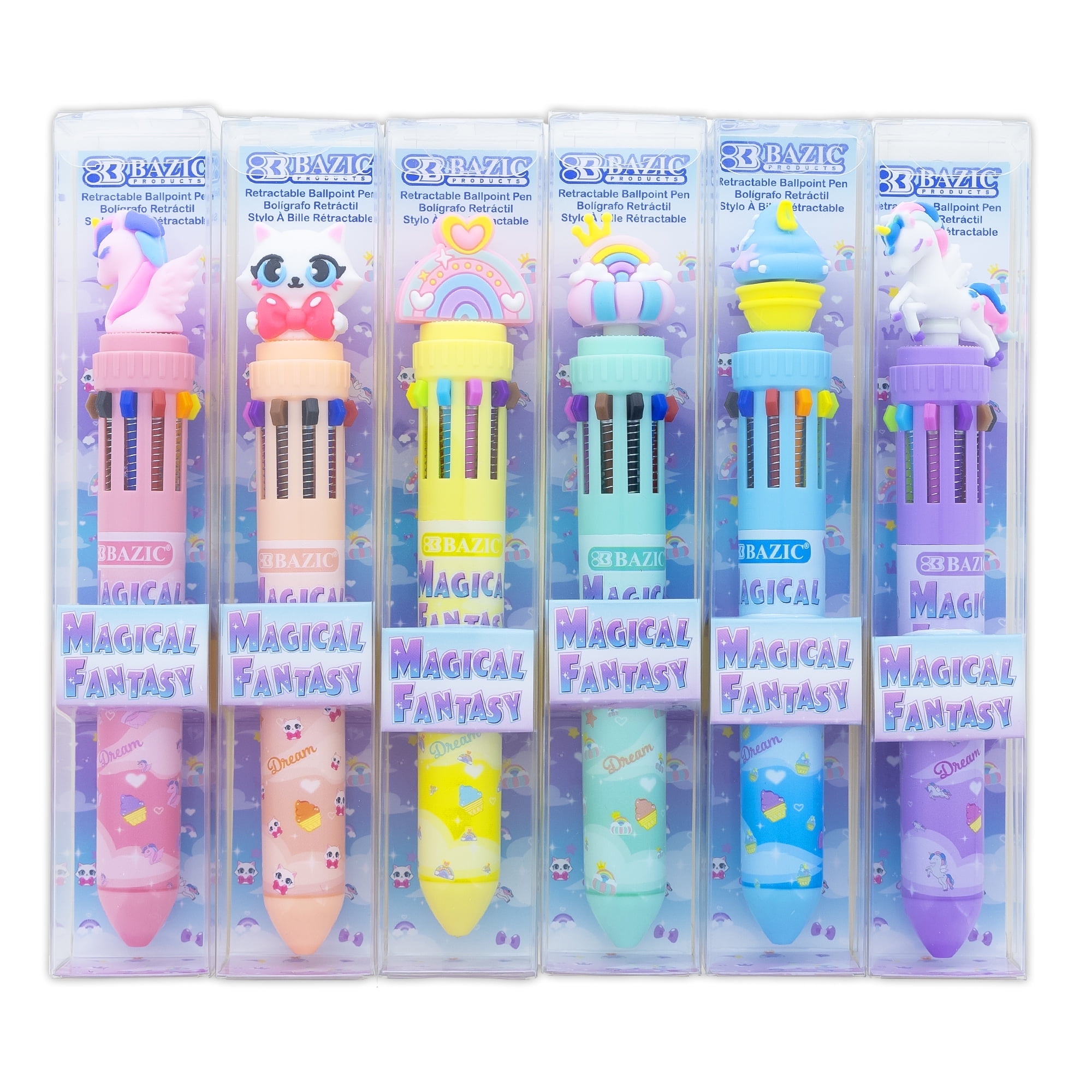 BAZIC Magical Fantasy Series 10-Color Pen (144-PACK) - Walmart.com