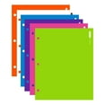 BAZIC 2 Pockets Paper Folder, Laminated Portfolio 3 Hole Punched, 6 ...