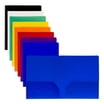 Office Depot® Brand 2-Pocket Folders without Fasteners, Black, Pack of ...