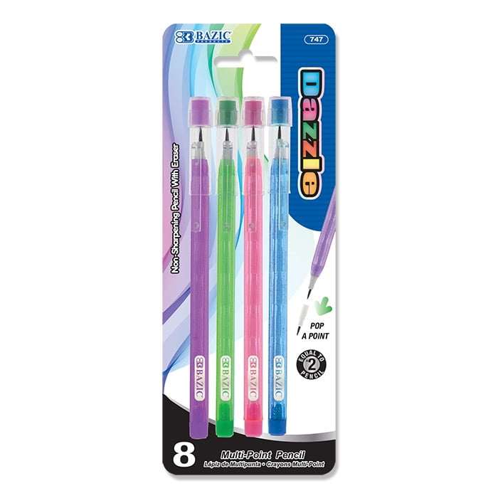 BAZIC 3 #2 The First Triangle Jumbo Yellow Pencil w/ Sharpener ...