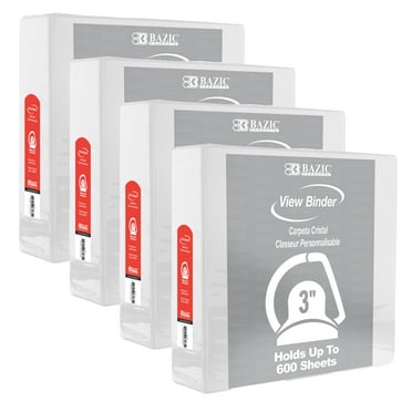 Five Star Flex 1 1/2" Hybrid NoteBinder, White (72516) - Walmart.com