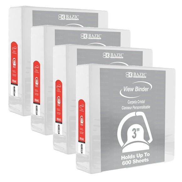 3+ Inch Binders in Binder by Ring Size - Walmart.com