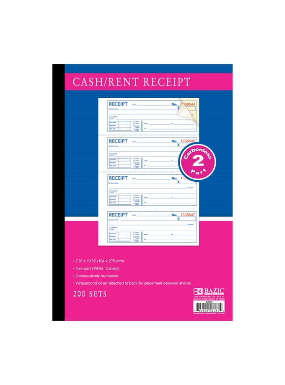 Receipt & Order Books in Forms & Recordkeeping - Walmart.com